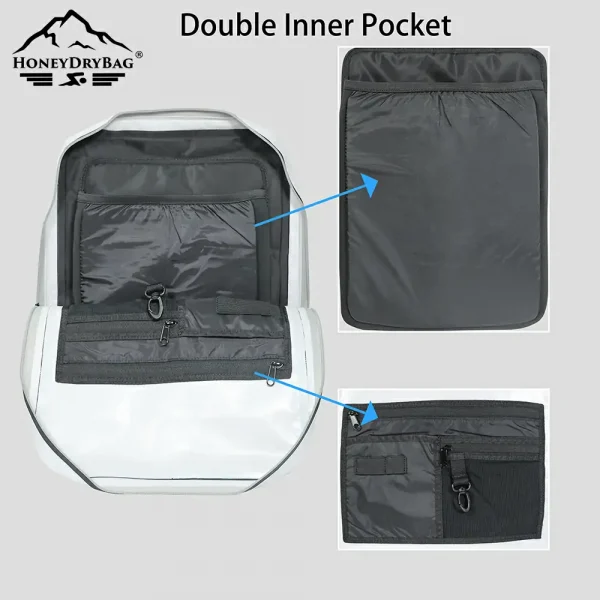 Rectangle Waterproof Backpack with Watertight Zipper | HoneyDryBag