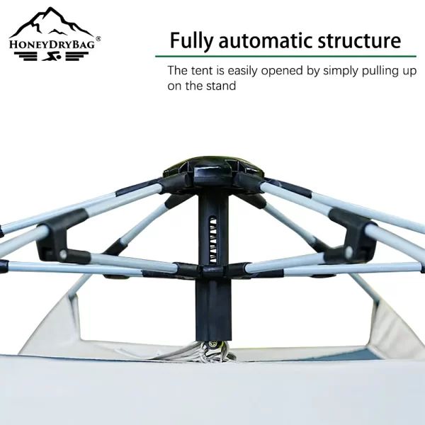 Instant Hexagonal Camping Tent with Flaps | HoneyDryBag