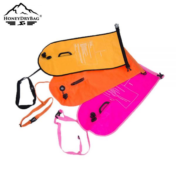 Safety Buoy for Swimming | Double Air Chambers Swim Buoy | HoneyDryBag